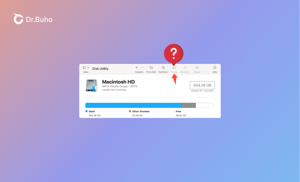 [Fixed] Disk Utility "Erase" Button Greyed Out on Mac - Dr.Buho