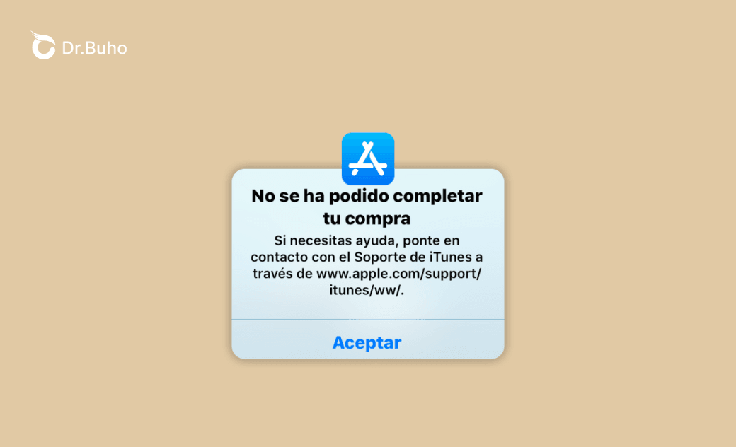 Soluciona el error “No se ha podido completar tu compra” en la App Store